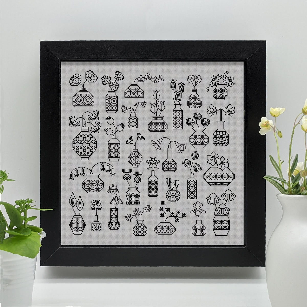 Botanical SAL 2021 - Vases layout – The Steady Thread