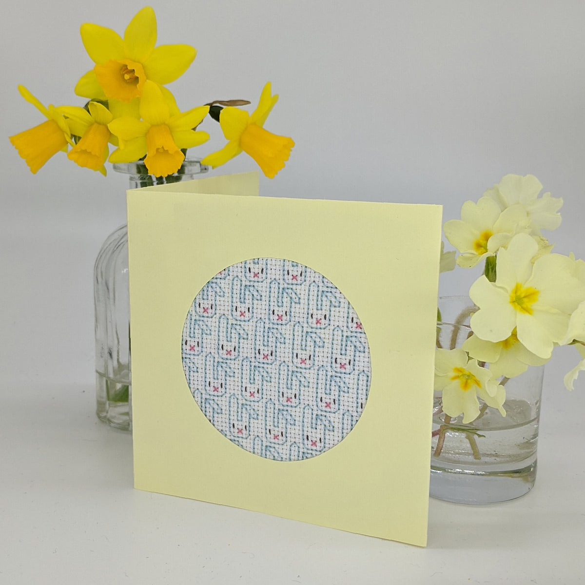 Blackwork Easter embroidery sampler – The Steady Thread