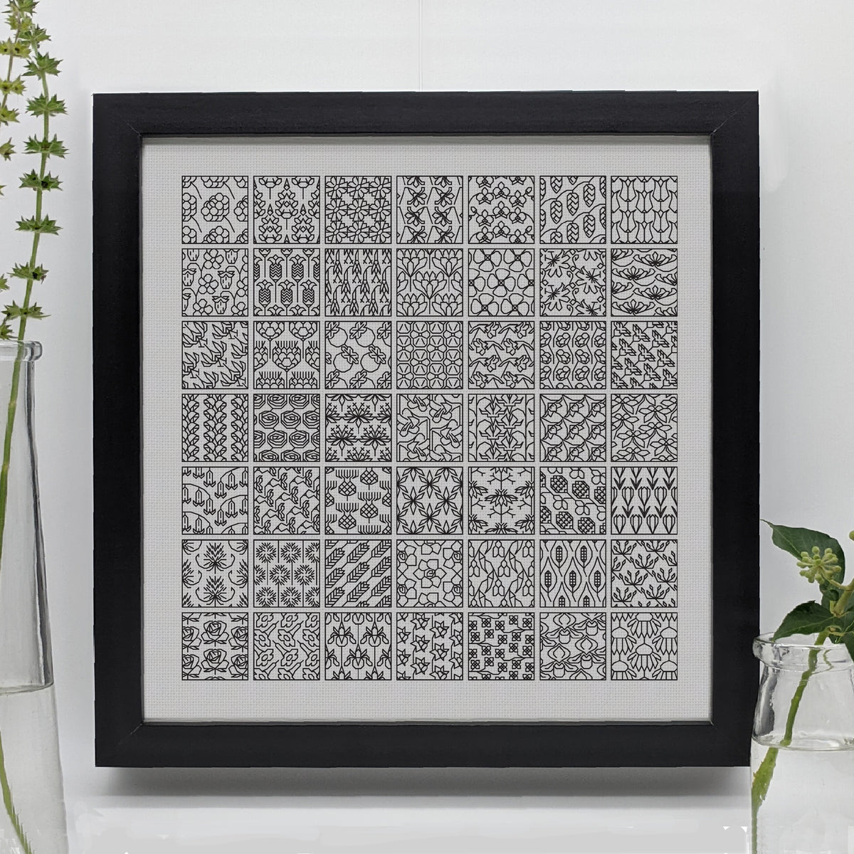 Botanical SAL 2021 - Squares layout – The Steady Thread